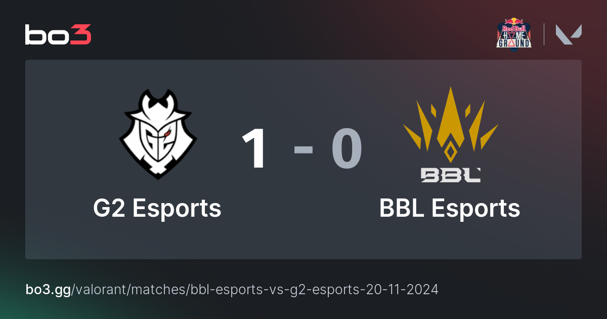 G2 Esports vs BBL Esports - Valorant – bo3.gg
