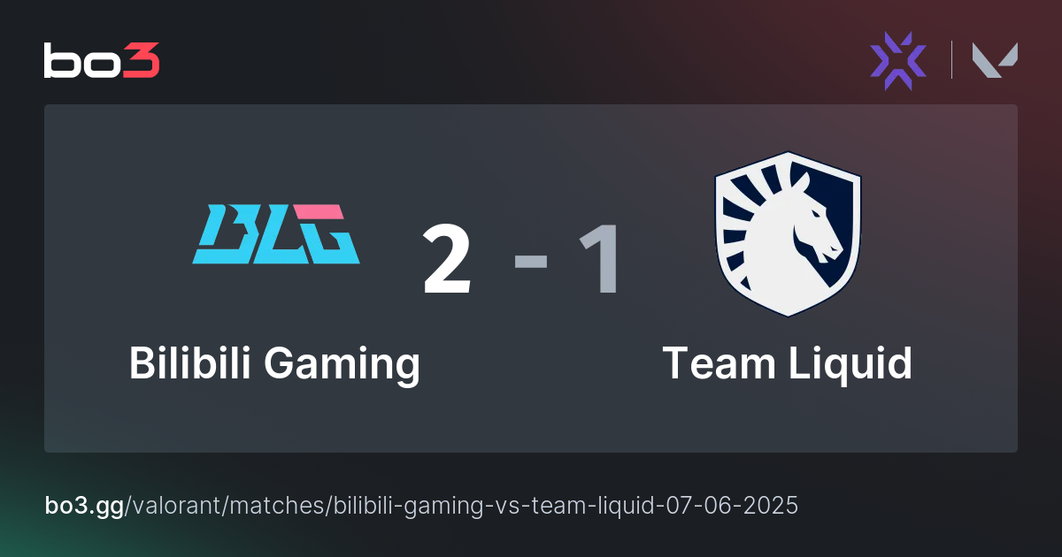 Bilibili Gaming vs Team Liquid - Valorant – bo3.gg