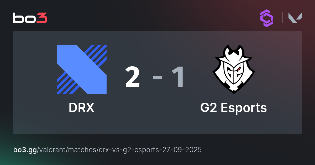 DRX vs G2 Esports – Abyss – Valorant – bo3.gg
