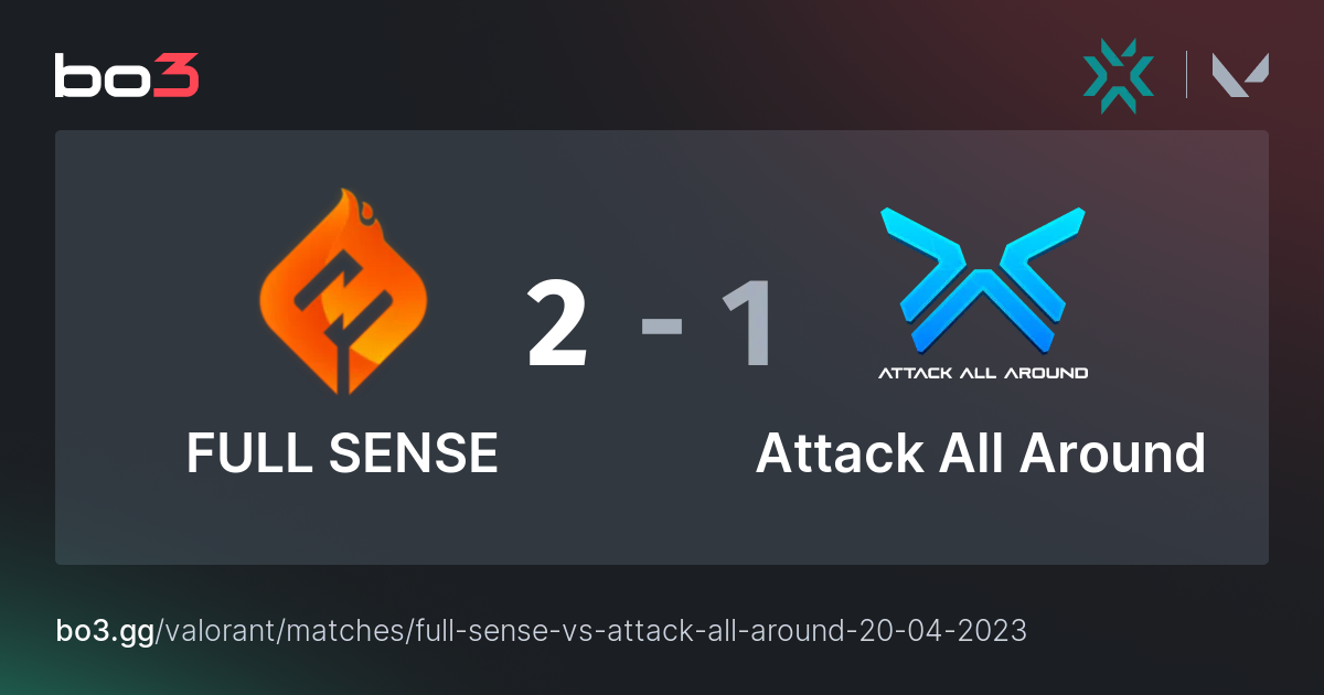 FULL SENSE vs Attack All Around - Valorant – bo3.gg