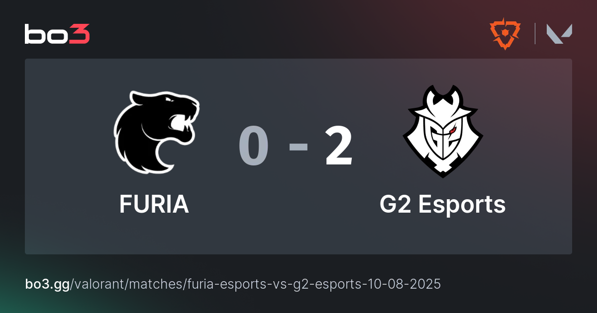 FURIA vs G2 Esports - Valorant – bo3.gg