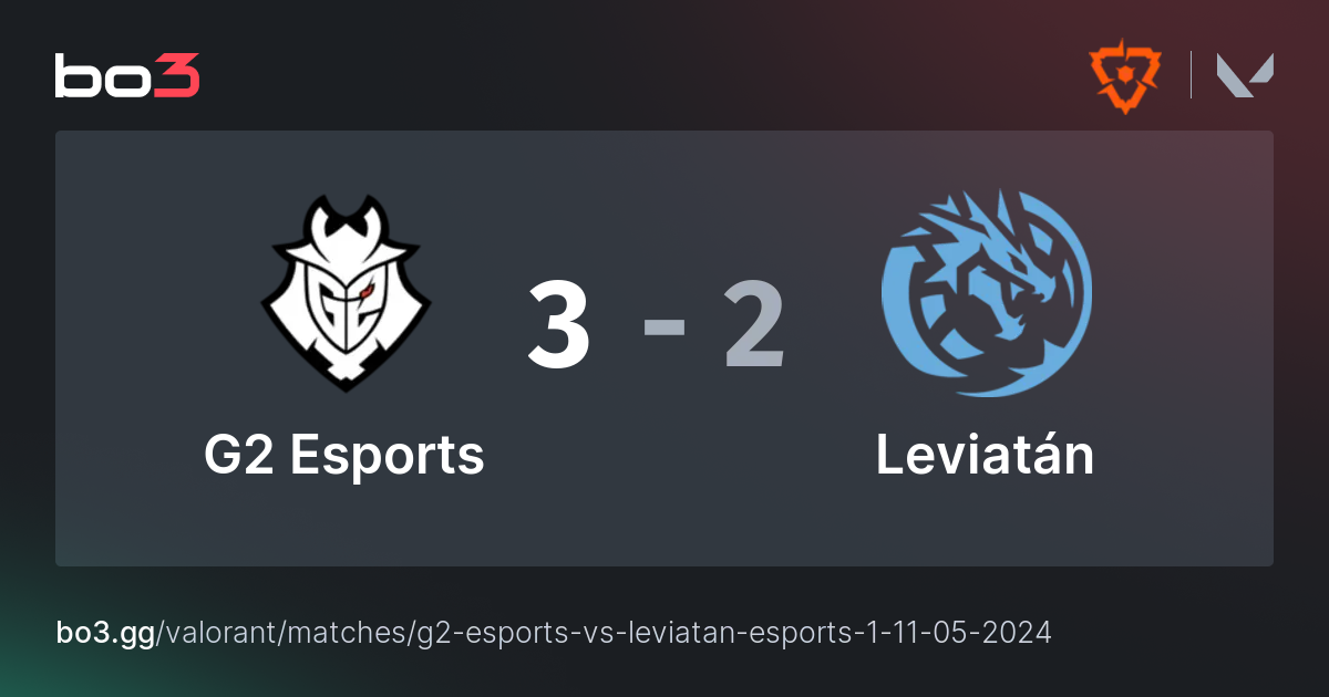 G2 Esports vs Leviatán - Valorant – bo3.gg