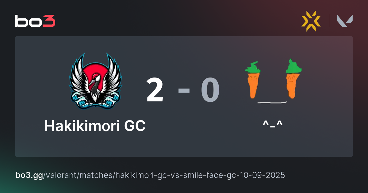 Hakikimori GC vs ^-^ - Valorant – bo3.gg