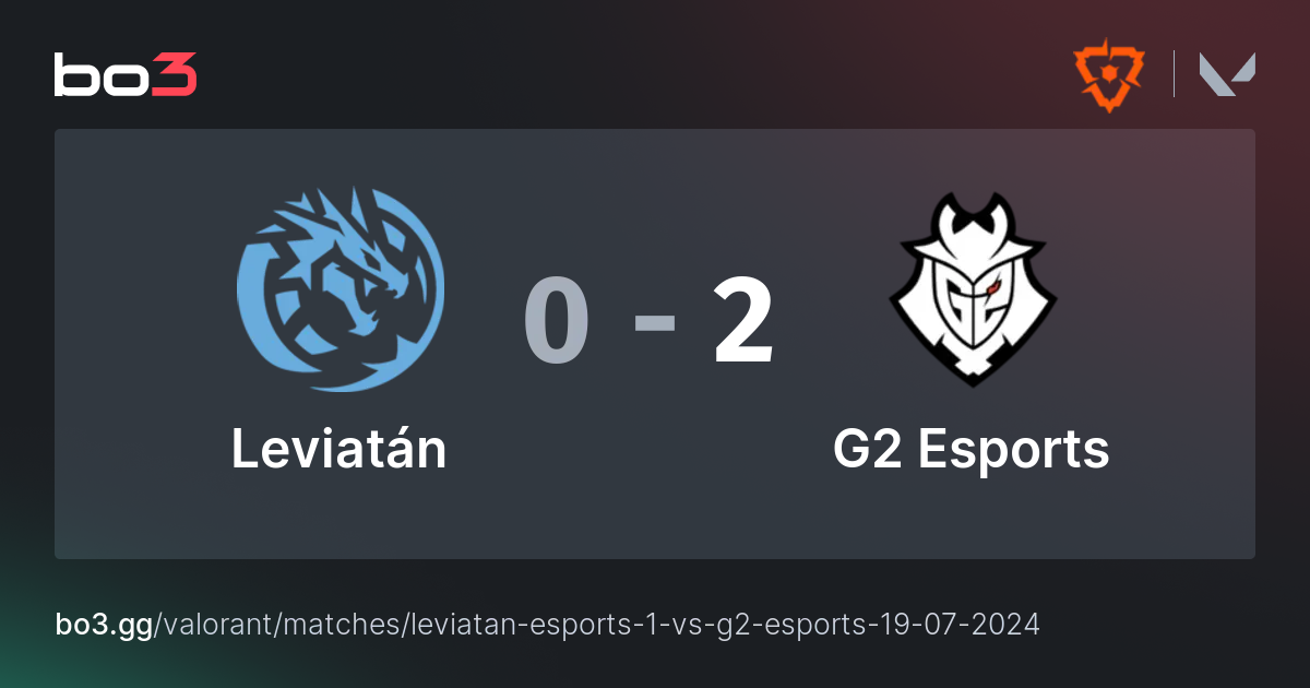 Leviatán vs G2 Esports - Valorant – bo3.gg
