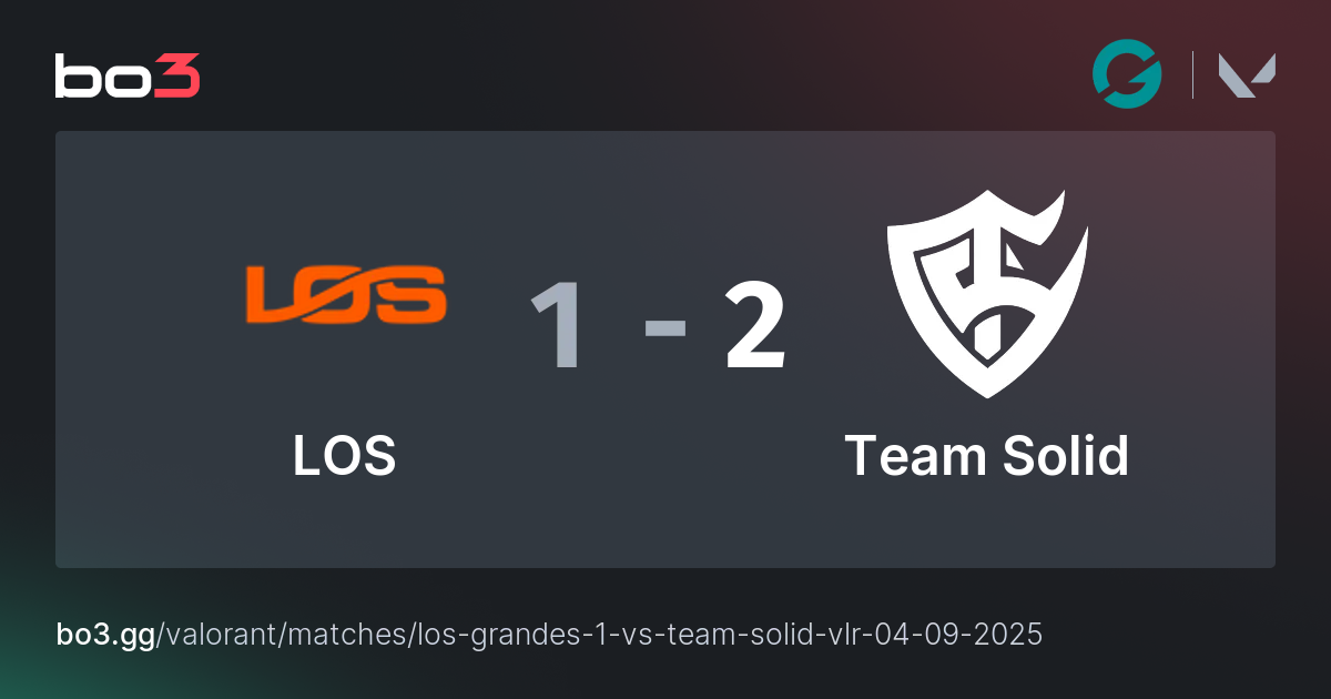 LOS vs Team Solid - Valorant Nhắm – bo3.gg