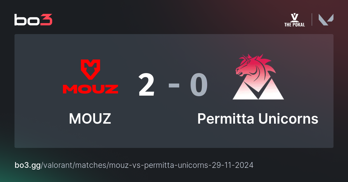 MOUZ vs Permitta Unicorns - Valorant – bo3.gg