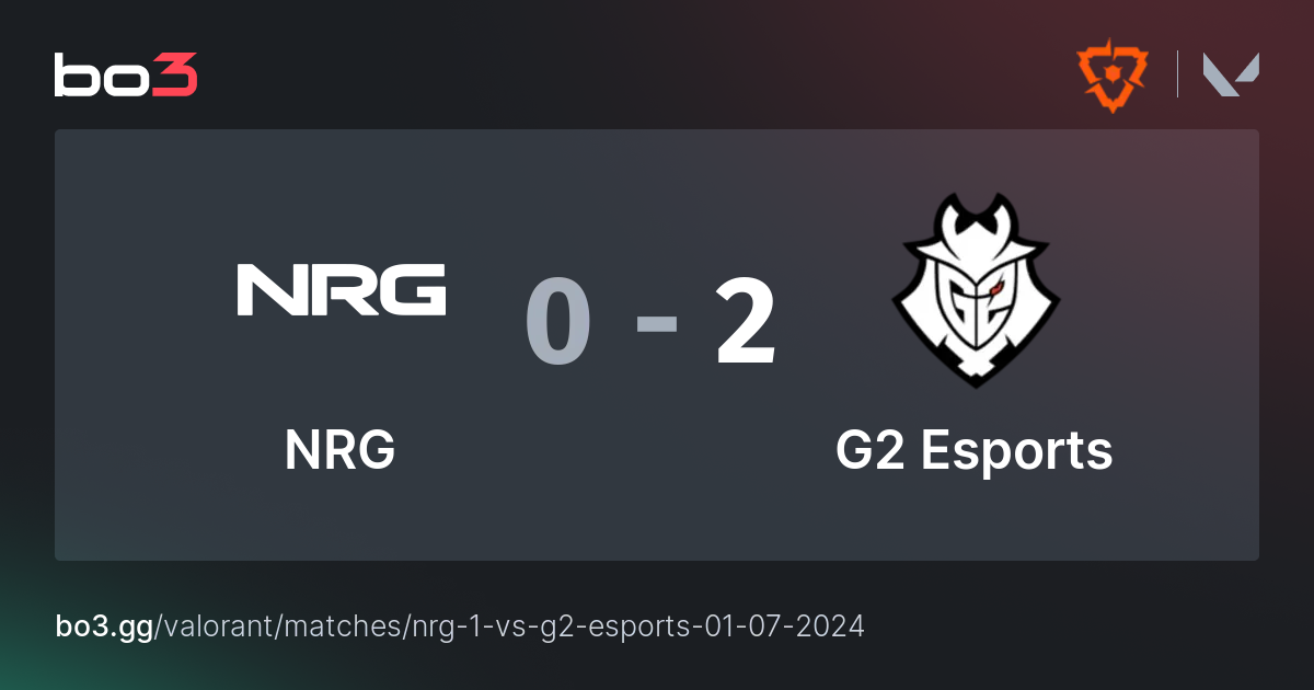 NRG vs G2 Esports - Valorant – bo3.gg