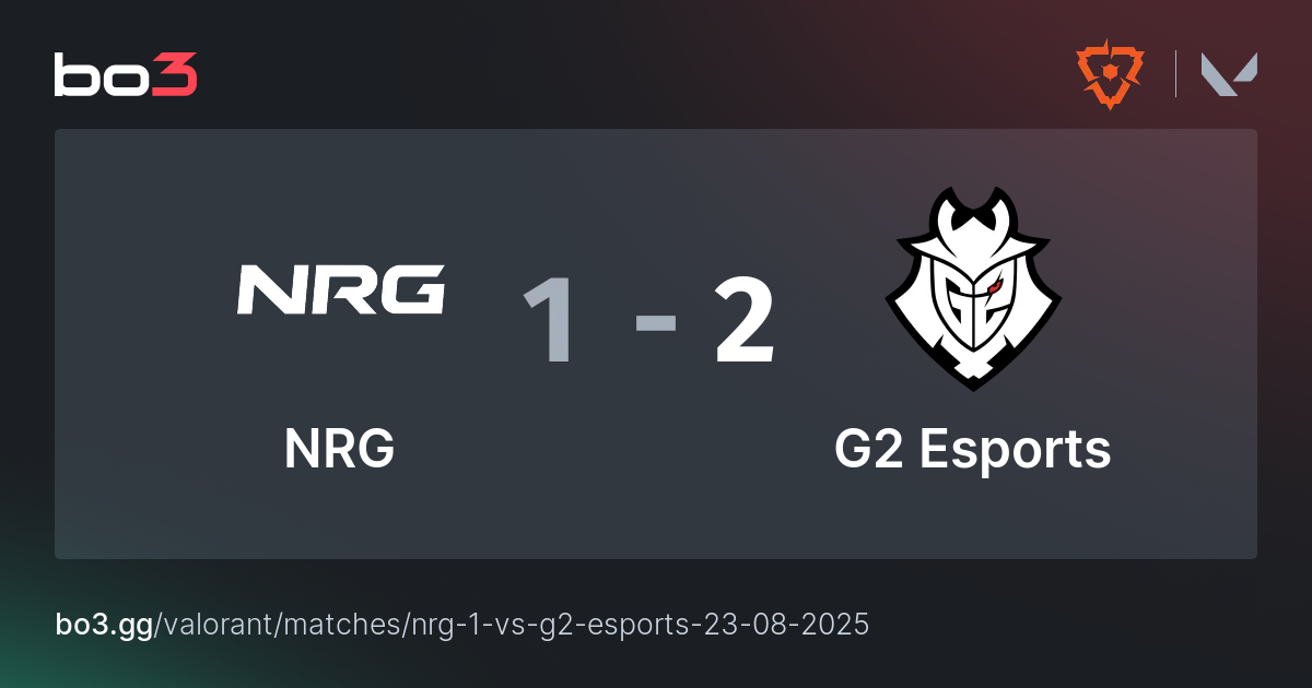 NRG vs G2 Esports - Valorant – bo3.gg