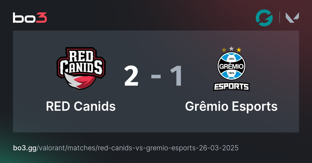 RED Canids vs Grêmio Esports - Valorant – bo3.gg