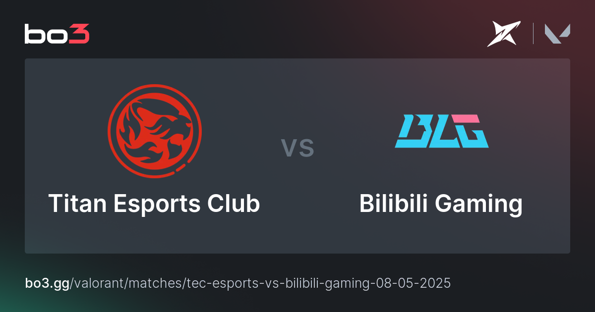 Titan Esports Club vs Bilibili Gaming - Valorant – bo3.gg