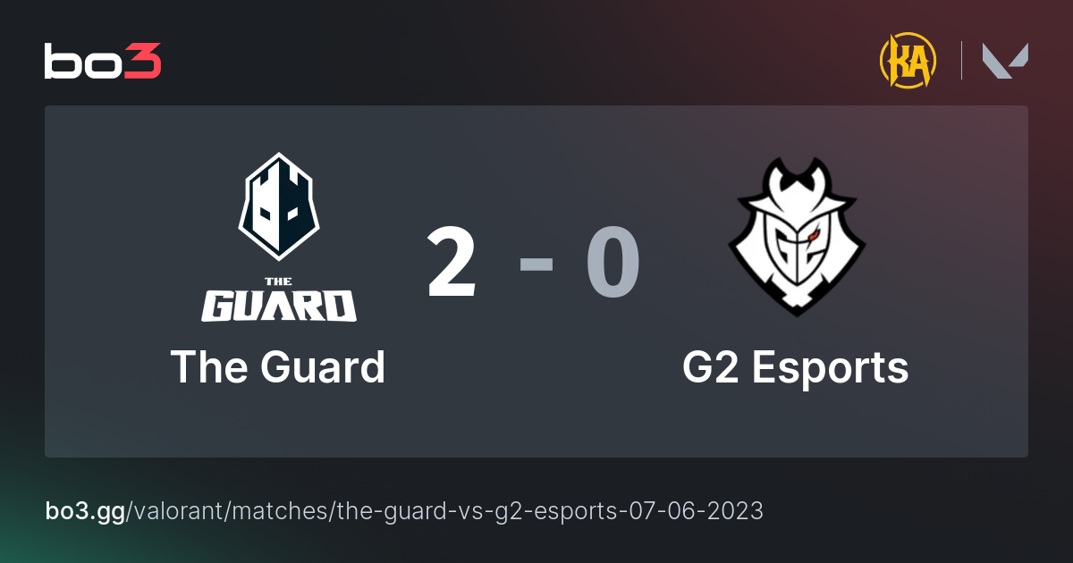 The Guard vs G2 Esports - Valorant – bo3.gg