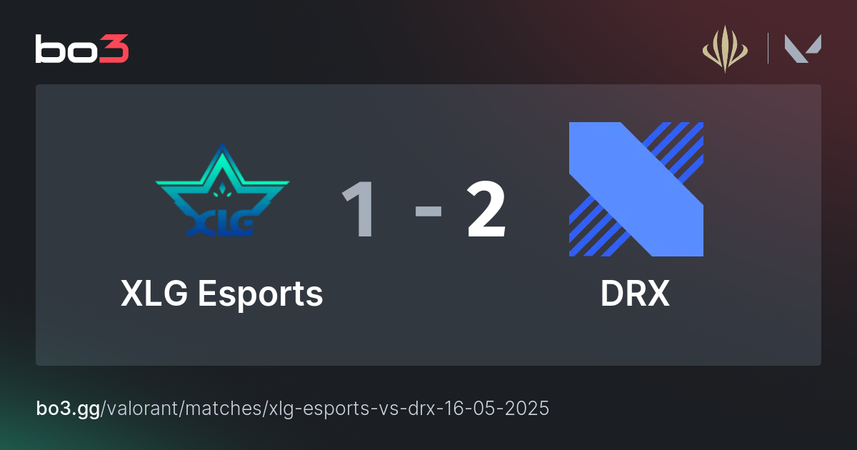 XLG Esports vs DRX - Valorant – bo3.gg