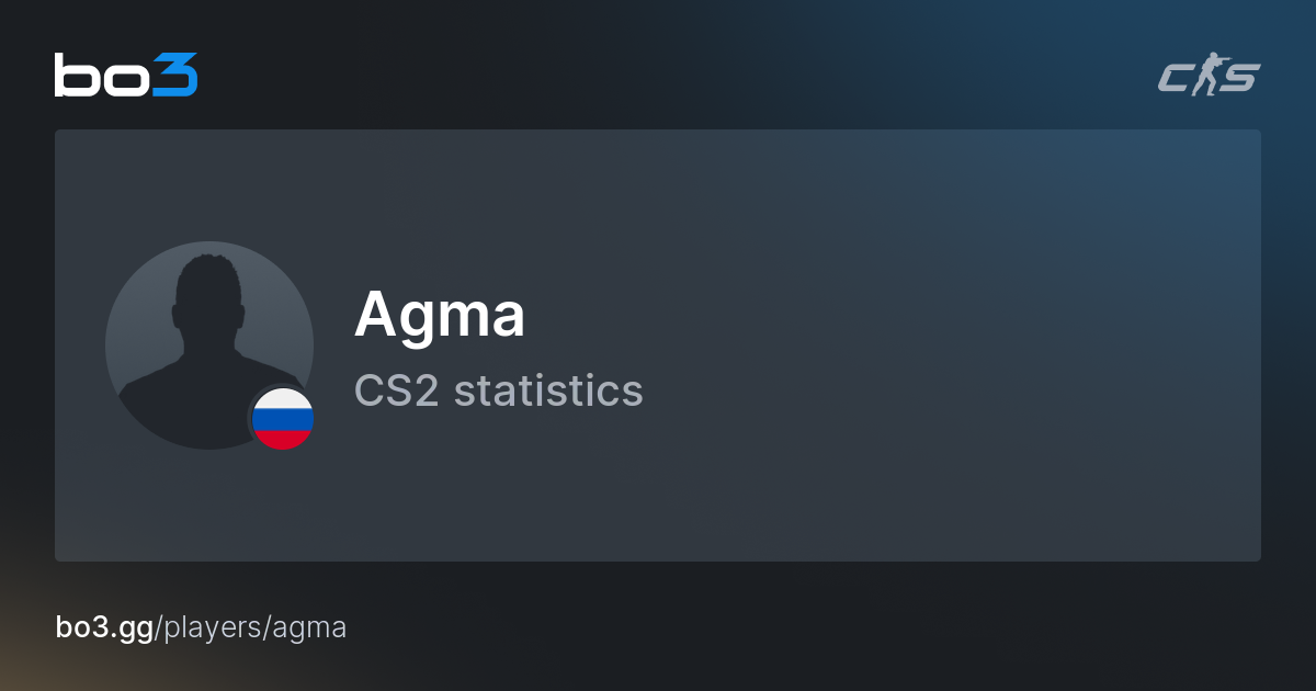 Agma ( ) CS2 Stats