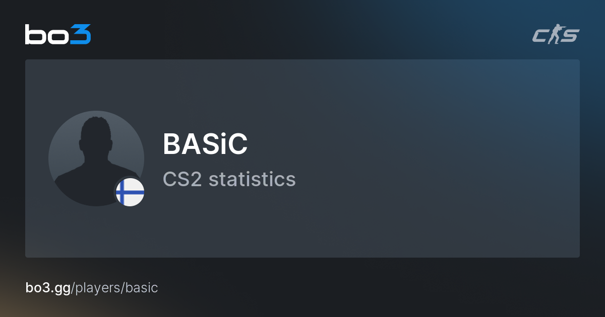 BASiC (Kimmo Fagerholm) CS2 Stats – croveNt