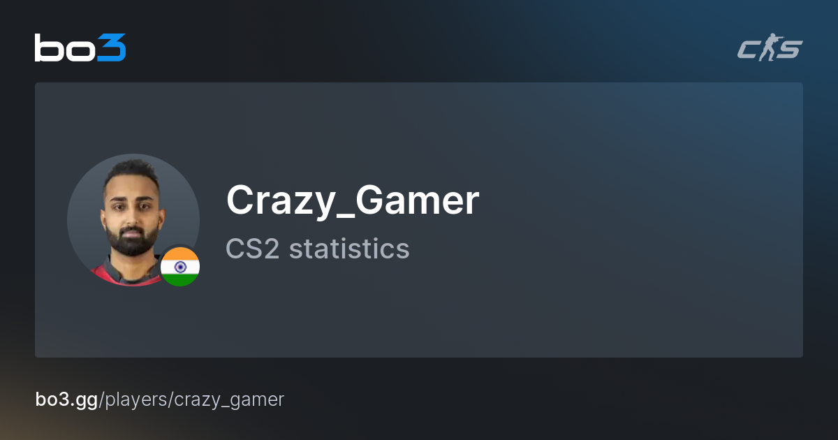 Crazy_Gamer (Hrishikesh Shenoy) CS2 Stats