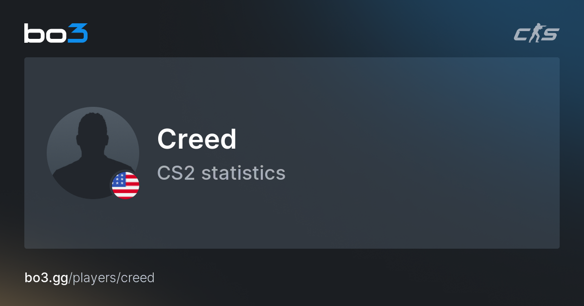Creed (Evan Dao) CS2 Stats – Mystic
