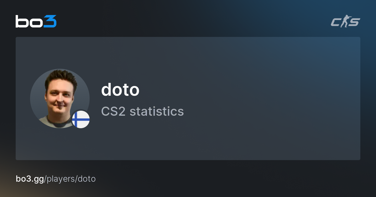 doto (Joonas Forss) CS2 統計 – HEROIC Academy