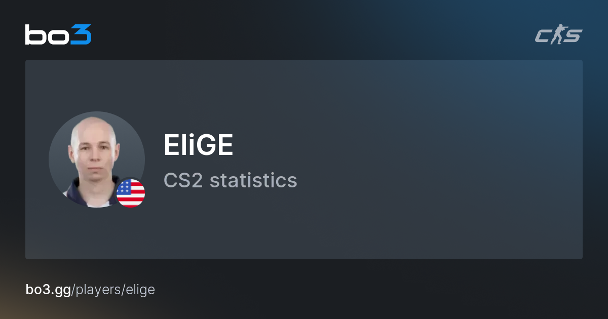 EliGE (Jonathan Jablonowski) CS2 Stats – Liquid