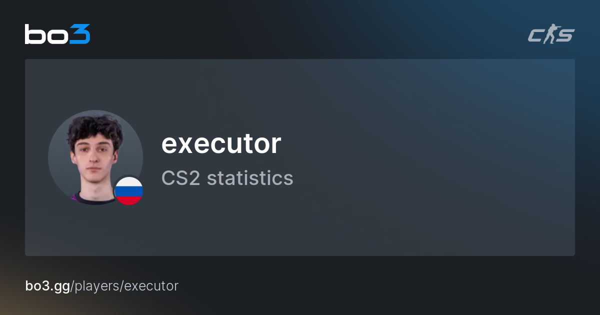 executor (Ilya Weber) CS2 Stats – TPuDCATb TPu