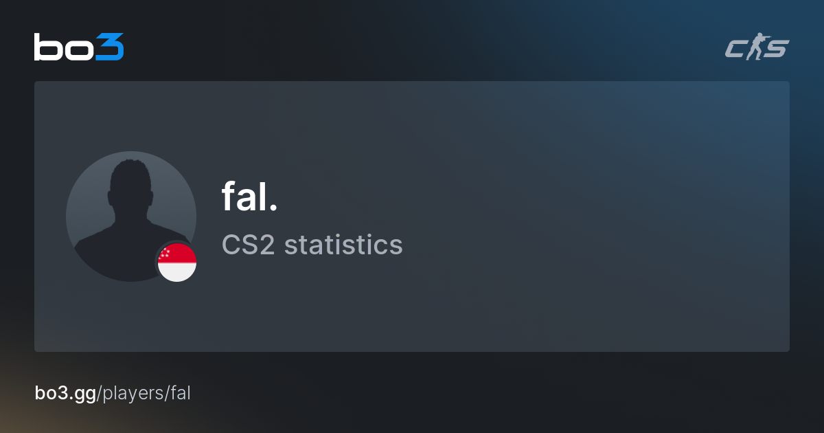 fal. (Alex Cheang) CS2 Stats – GMCC
