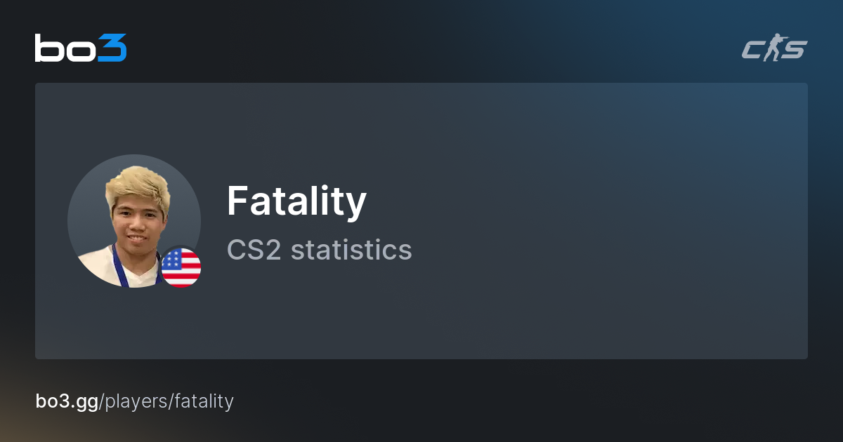 Fatality (John Owens) CS2 Stats – MAG
