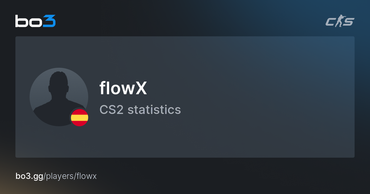 flowX (Aarón Sampedro) CS2 Stats – x6tence