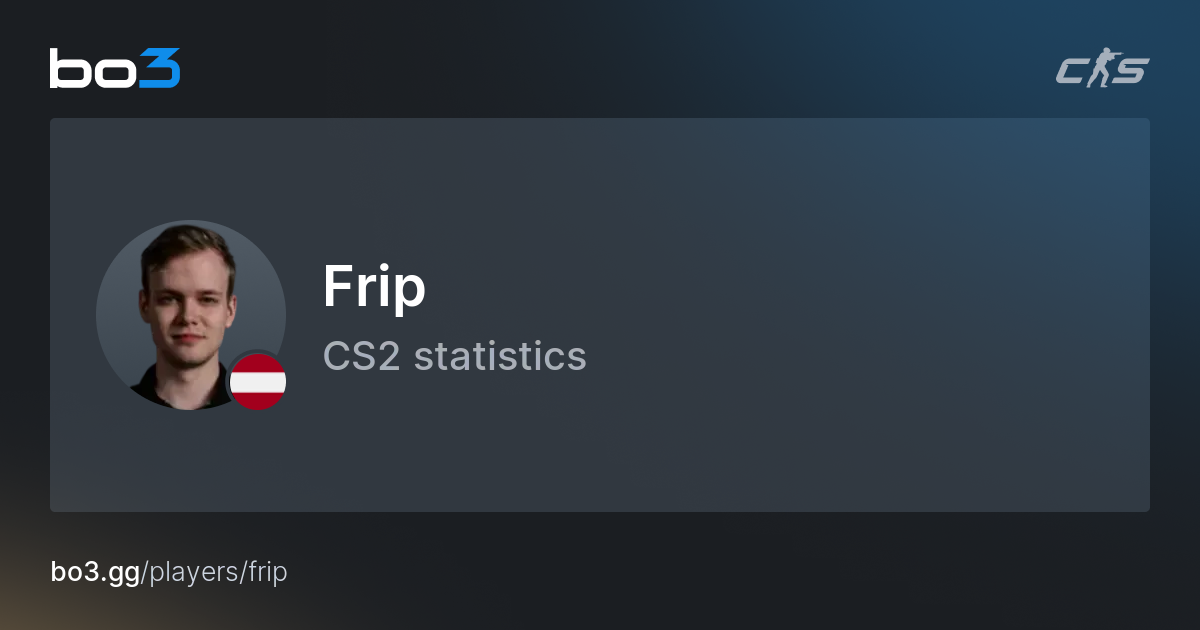Frip (Roberts Poļakovs) CS2 Stats – Nemesis