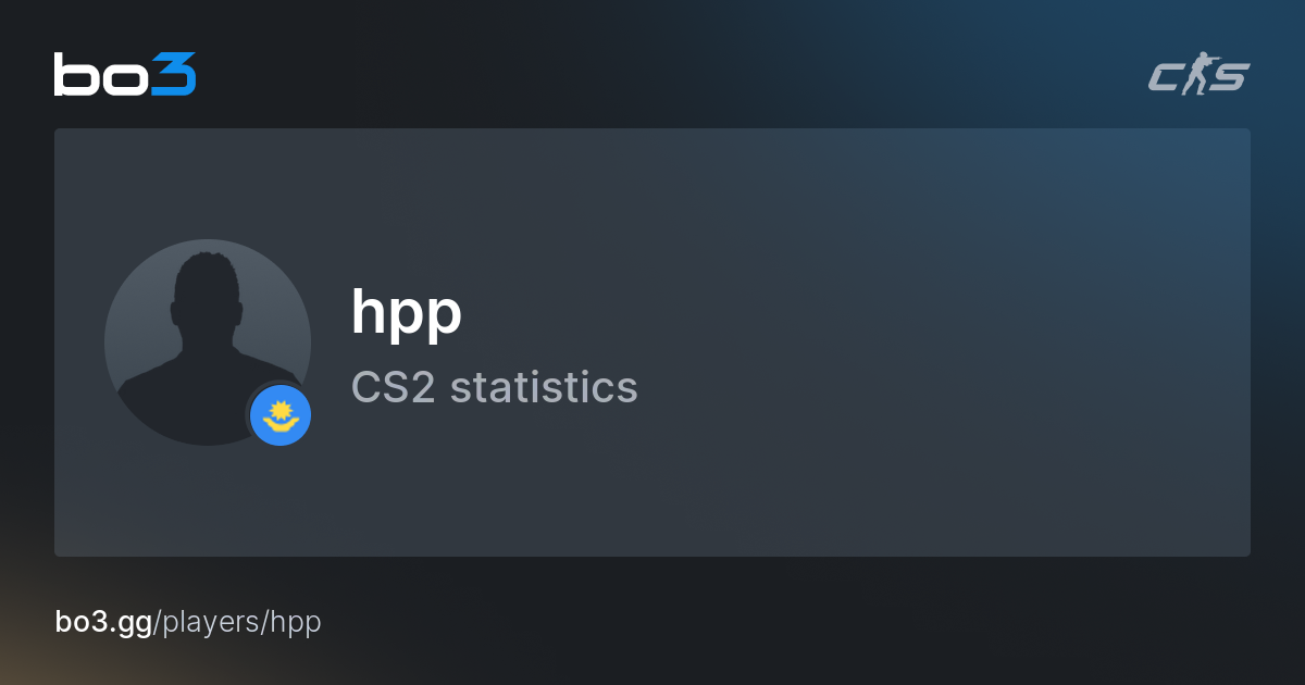hpp (Nurbol Dyussembayev) CS2 Stats