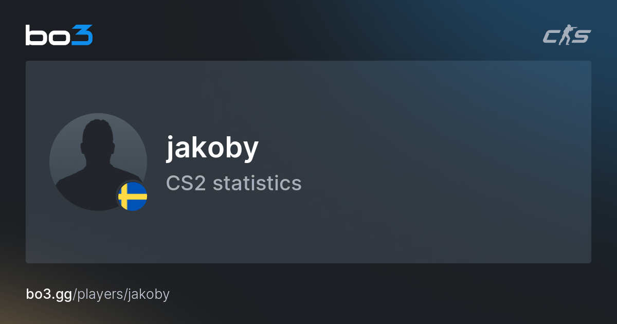 jakoby Map Scores Statistics by bo3.gg