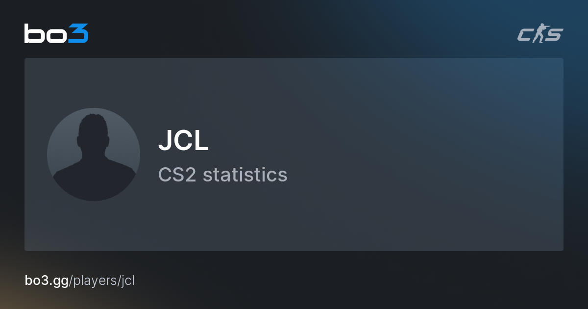 JCL (John Lim) CS2 Stats