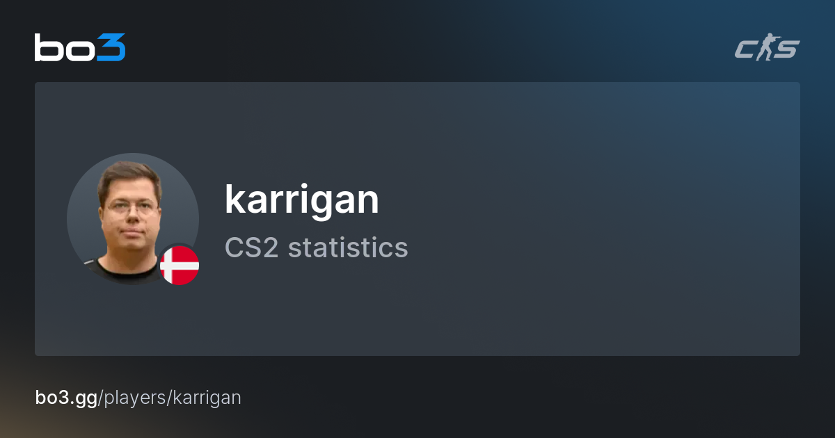 karrigan (Finn Andersen) CS2 Stats – FaZe