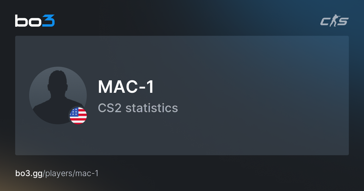 MAC-1 (Jared Schneider) CS2 Stats