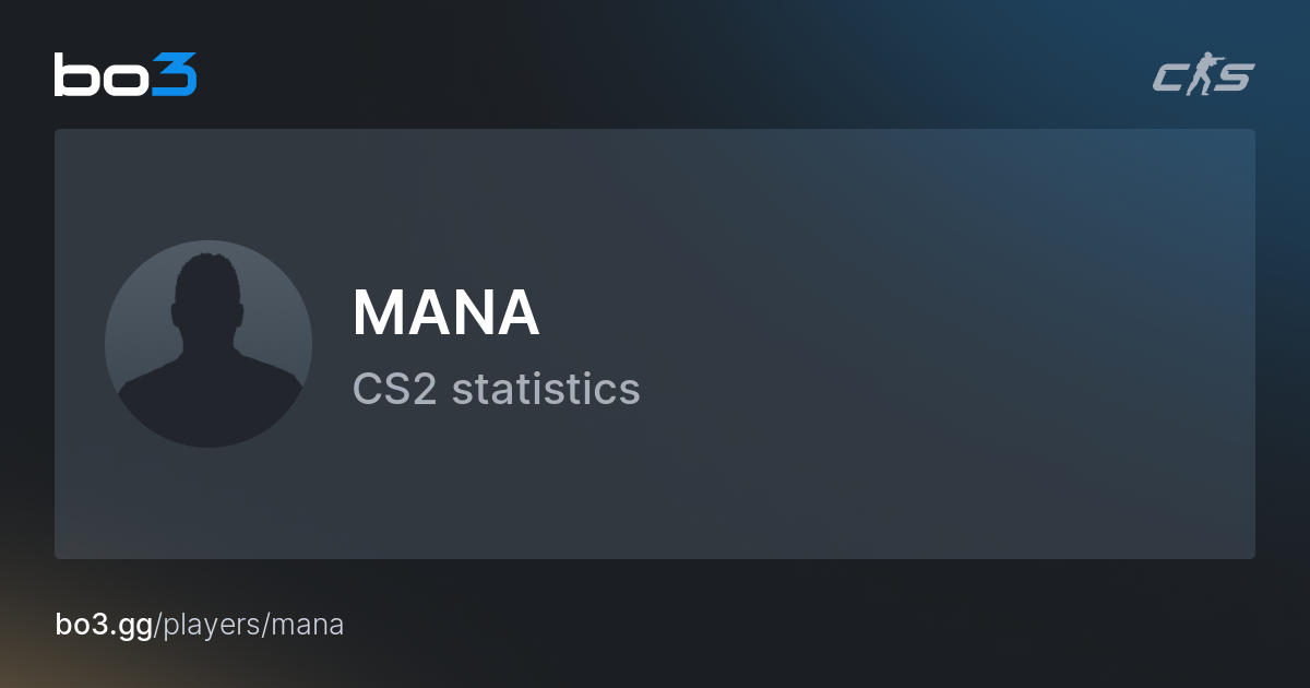 MANA ( ) CS2 Stats