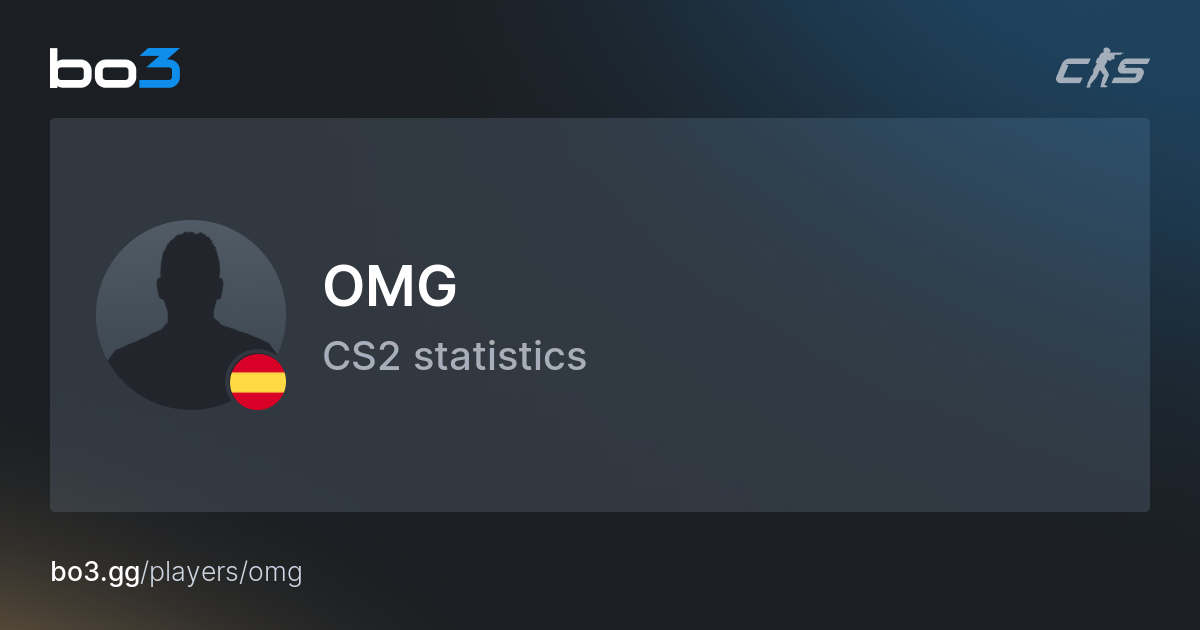 OMG (Morís Marquez-Cid) CS2 Stats