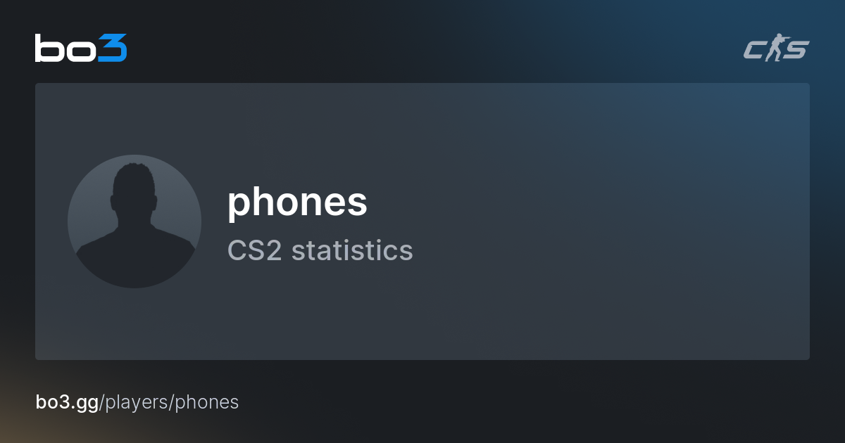 phones ( ) CS2 Stats