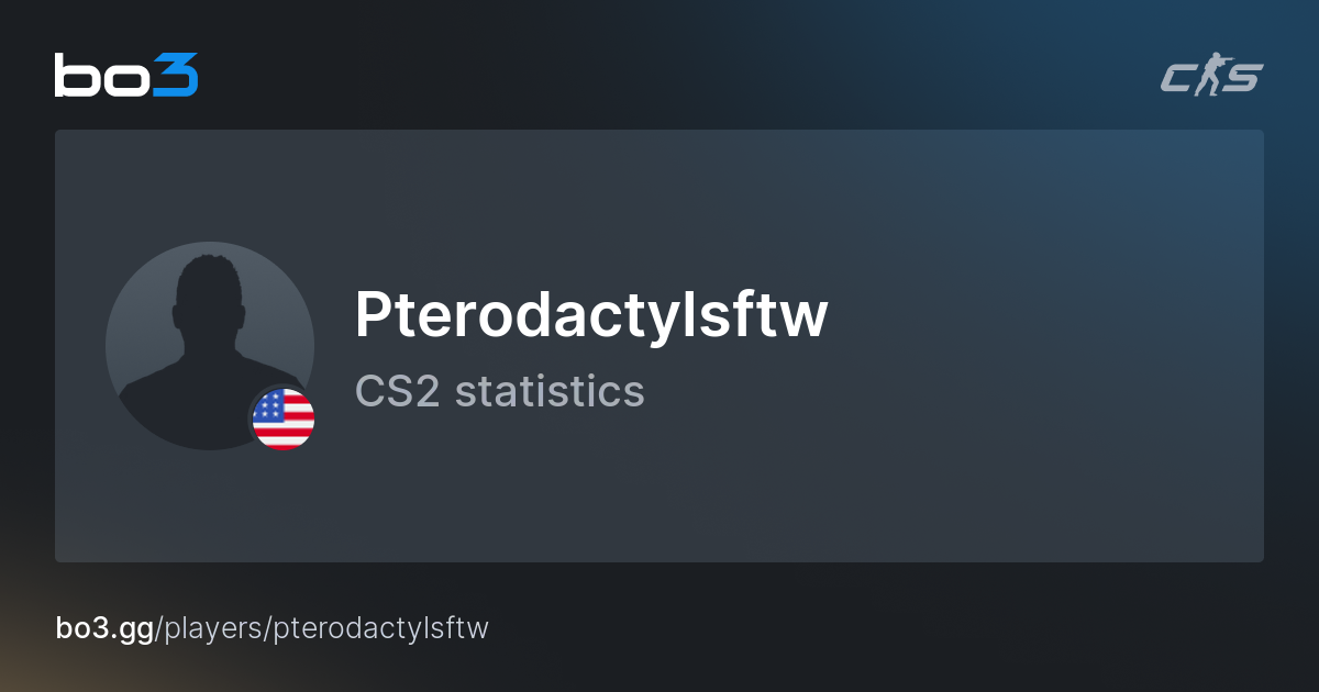 Pterodactylsftw (Sheila Weidman) CS2 Stats – Black Mold
