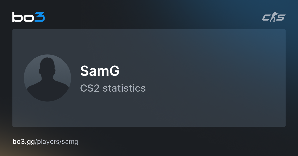 SamG ( ) CS2 Stats