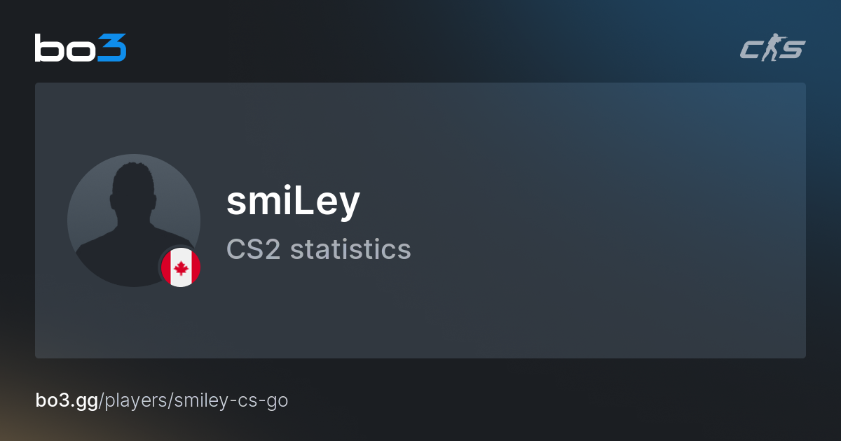 smiLey (Somalie Audet) CS2 統計 – Able White