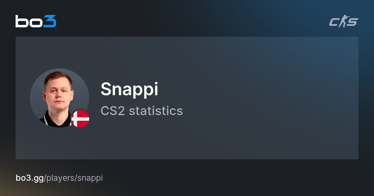 Snappi (Marco Pfeiffer) CS2 Stats – Ninjas in Pyjamas