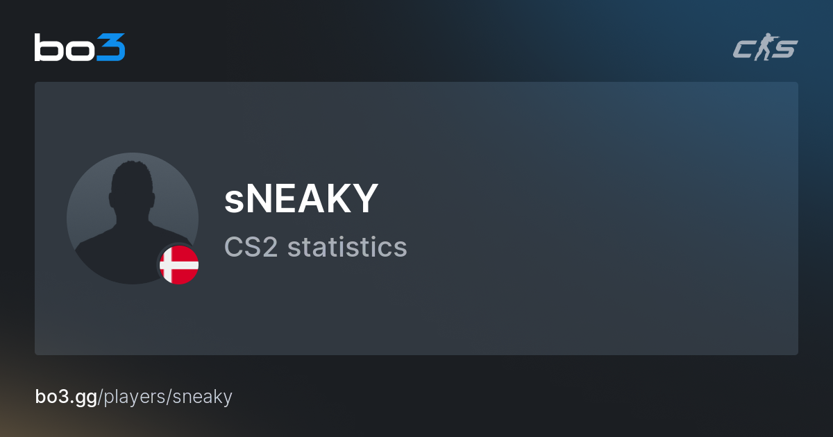 sNEAKY Map Scores Statistics by bo3.gg