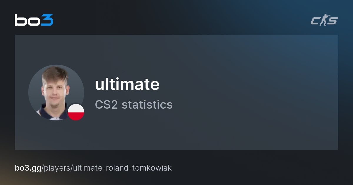 ultimate (Roland Tomkowiak) CS2 Stats – Liquid