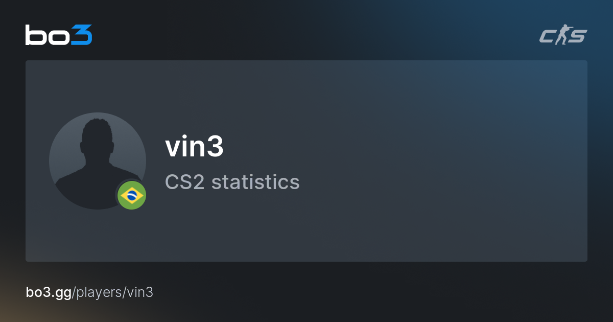 vin3 Map Scores Statistics by bo3.gg
