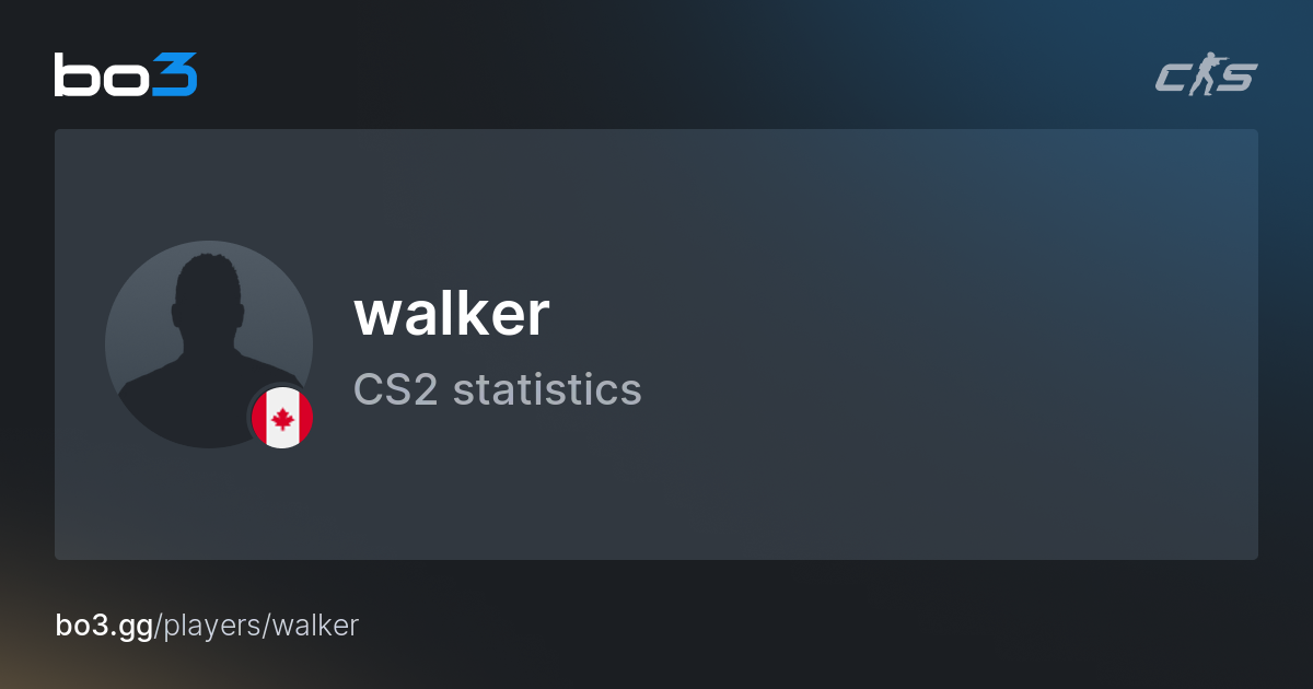 walker (Walker Harris) CS2 Stats