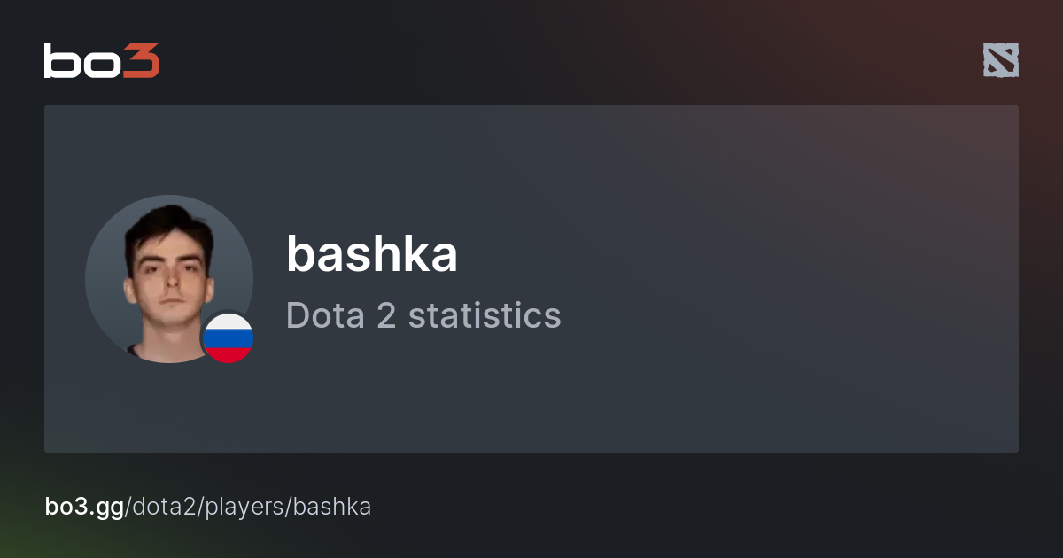 bashka Dota 2 stats, performance, matches & news