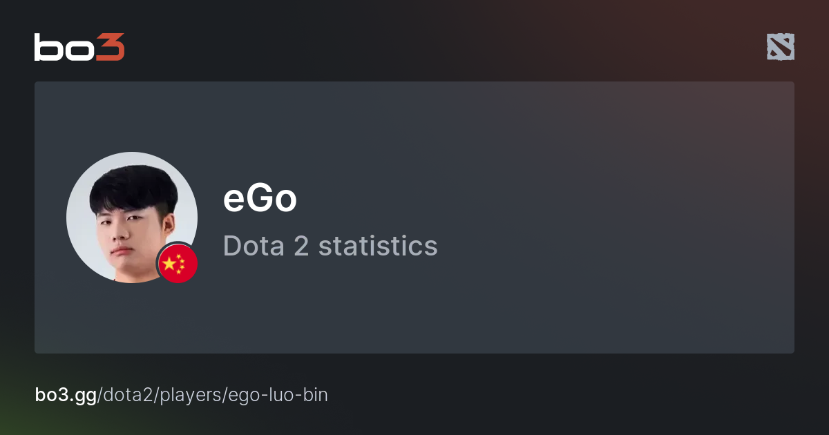 eGo Dota 2 stats, performance, matches & news