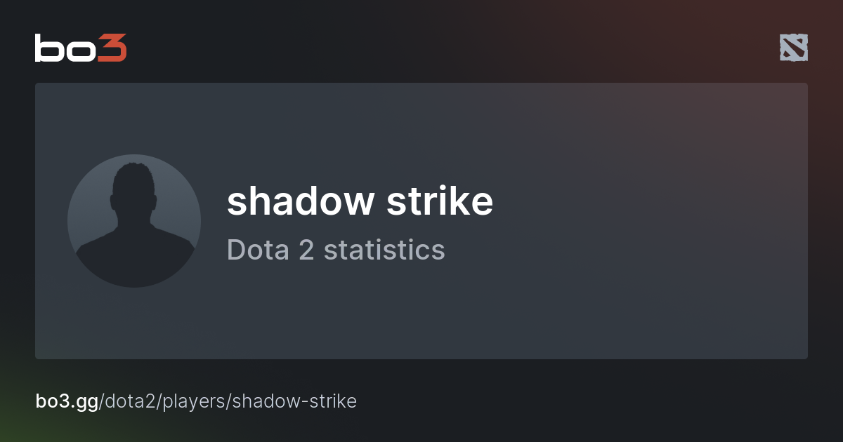 shadow strike Dota 2 stats, performance, matches & news