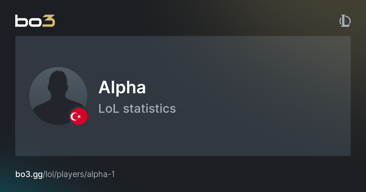 Alpha stats, performance, matches & news