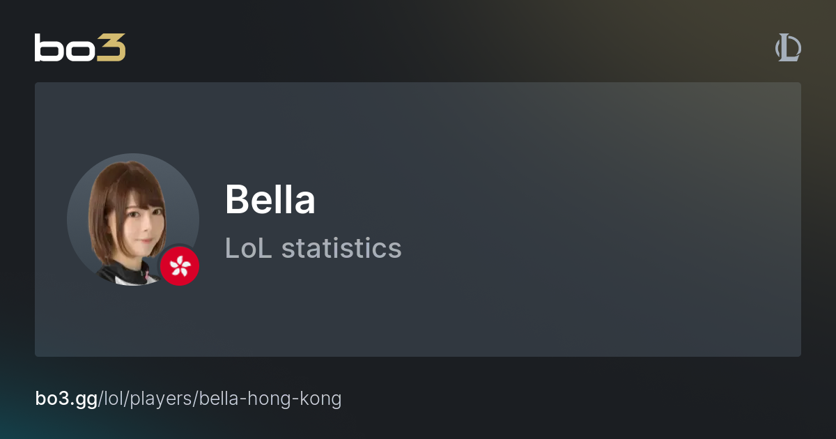 Bella (Lee Yan Wing) LoL Stats & news