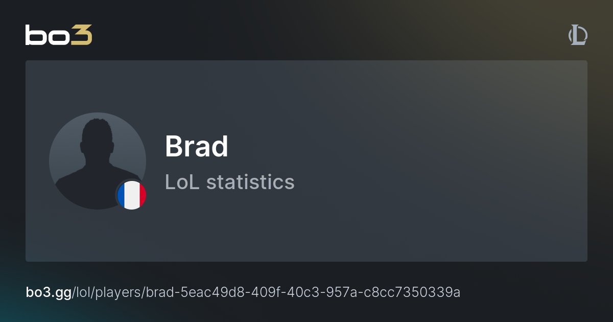Brad stats, performance, matches & news