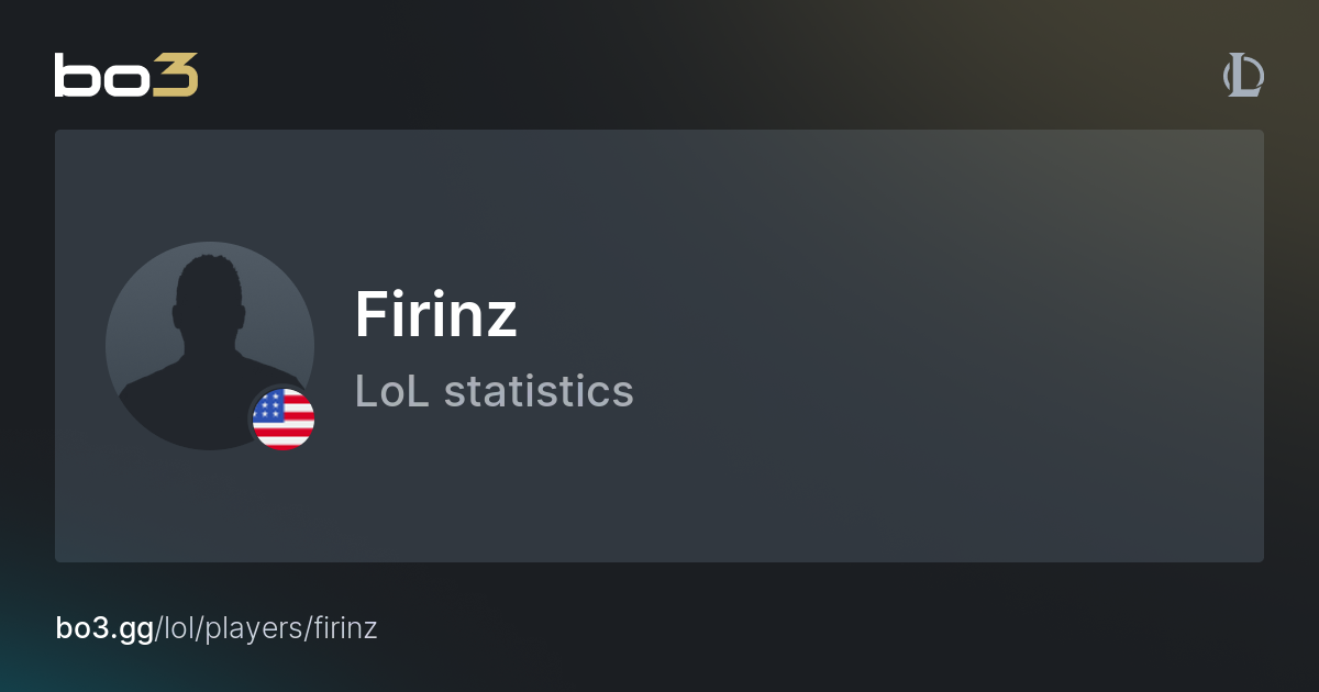 Firinz (Sean Innes) LoL Stats & news